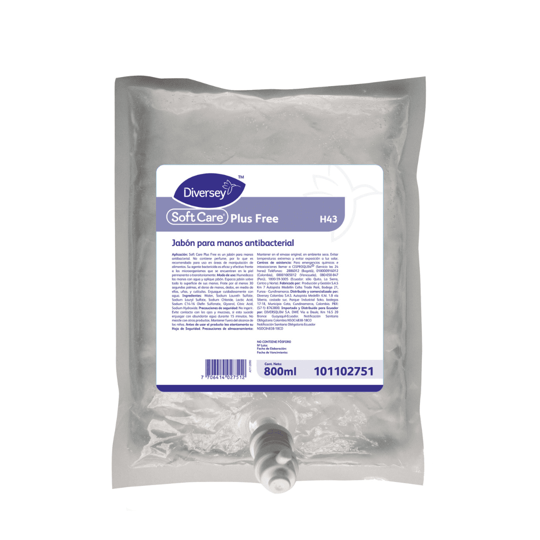SOFT CARE PLUS FREE 800 ML (CAUTIVO)