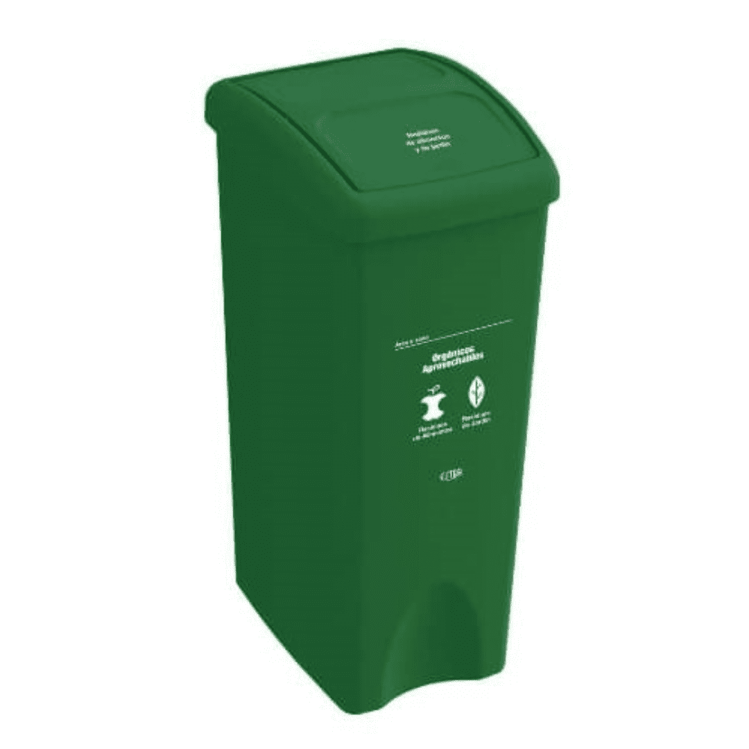 Caneca Vaivén 53L Blanca Reciclable Aprovechable